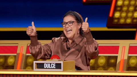 Happy Game Show GIF by ABC Network - Find & Share on GIPHY