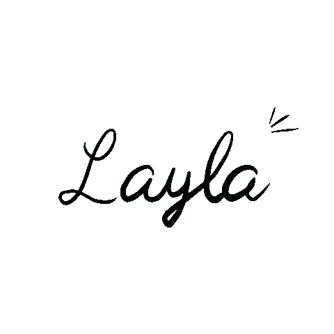Name Layla Sticker for iOS & Android | GIPHY