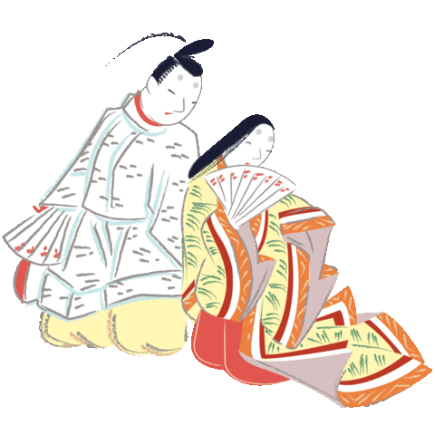 Tale Of Genji Japan Sticker by Zusetsu for iOS & Android | GIPHY