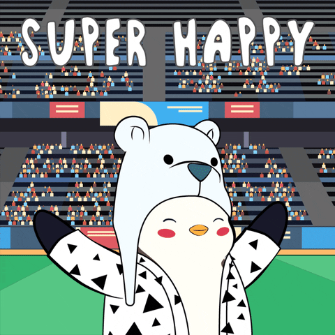 Happy Major League Baseball GIF by Pudgy Penguins - Find & Share on GIPHY