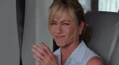 clapping, applause, good job, jennifer aniston, well done – GIF