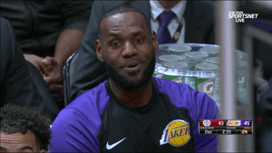 Lebron James Smile GIF by NBA - Find & Share on GIPHY