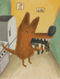 Red Wolf Gif