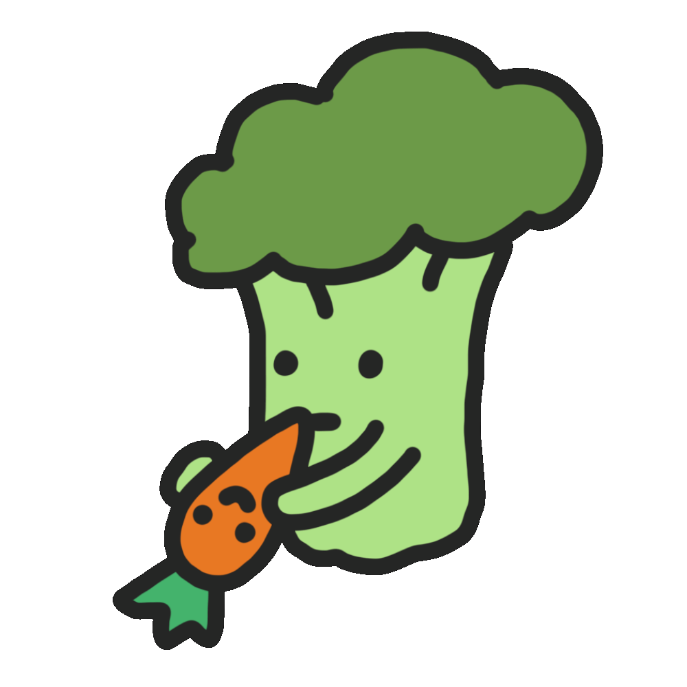 Vegan Eating Sticker by Haqn for iOS & Android | GIPHY