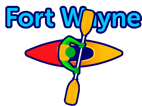 Water River Sticker by Visit Fort Wayne for iOS & Android | GIPHY