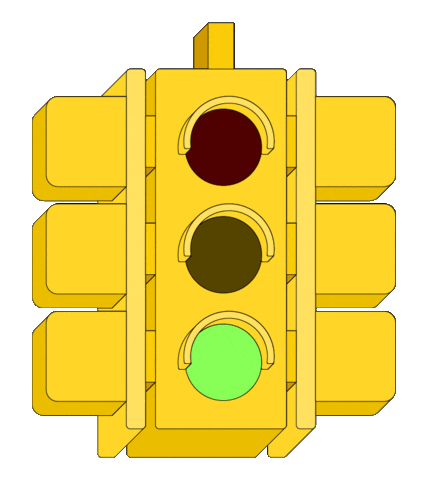 Flashing Green Light Gif