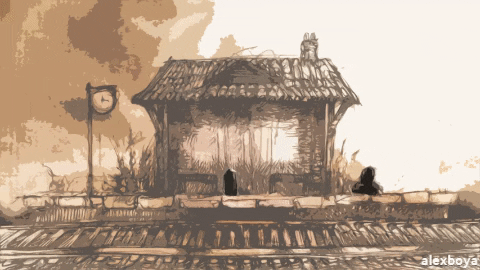 Creating Train Station GIF by Alex Boya - Find & Share on GIPHY