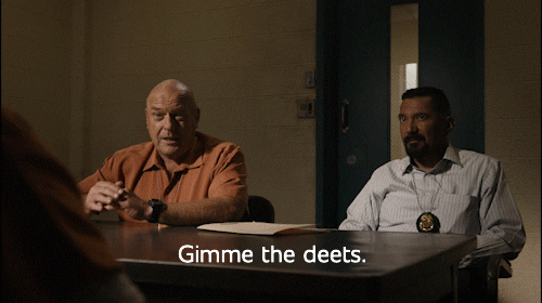 Tell Me Deets GIF by Better Call Saul - Find & Share on GIPHY