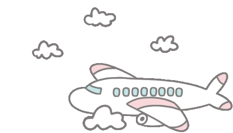 Travel Airplane Sticker for iOS & Android | GIPHY
