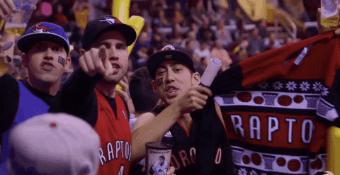 Toronto Raptors Fans GIFs - Get the best GIF on GIPHY