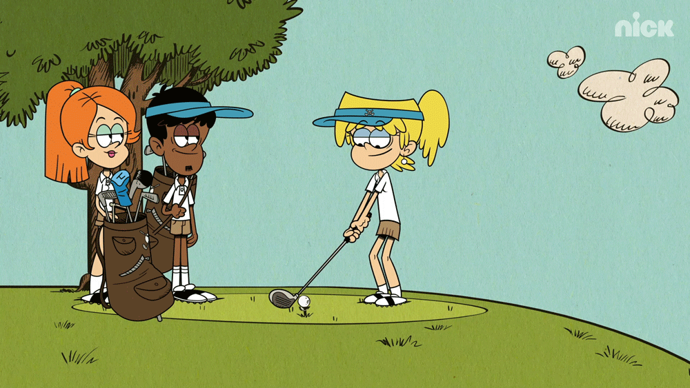 Golfing The Loud House GIF by Nickelodeon - Find & Share on GIPHY