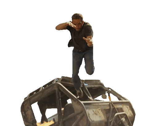 Fast And Furious Jump Sticker by The Fast Saga for iOS & Android | GIPHY