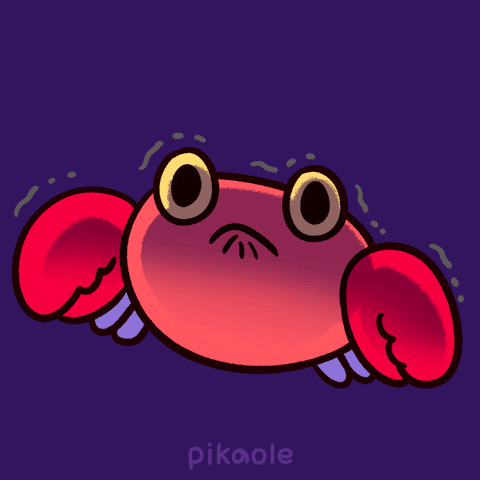 Crabby crab by pikaole | GIPHY
