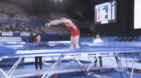 Bounce Trampoline GIF by FIG Gymnastics - Find & Share on GIPHY