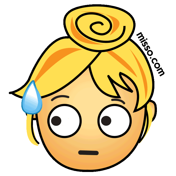 Scared Girl Talk Sticker by missoandfriends for iOS & Android | GIPHY