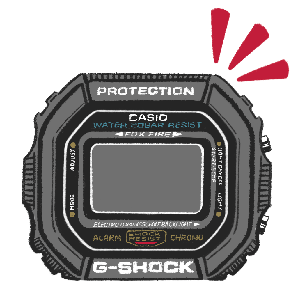 Time Shock Sticker by CASIO G-SHOCK Offical for iOS & Android | GIPHY