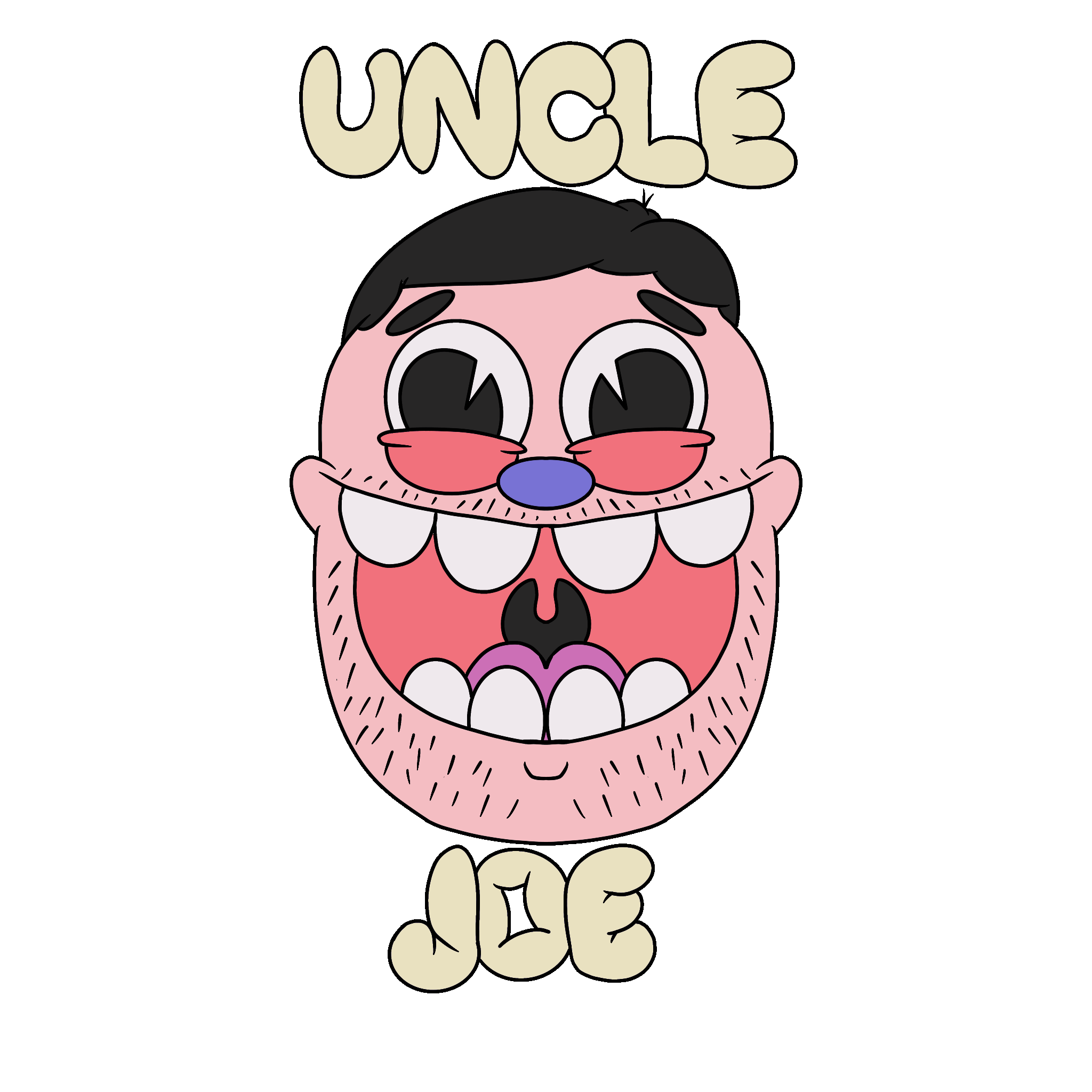 Uncle Joe Stretch Sticker by Danny. for iOS & Android | GIPHY