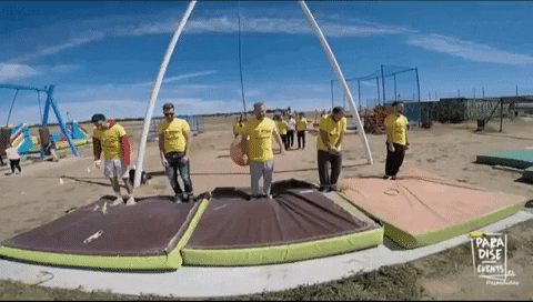 Humor Amarillo Salamanca GIF by Paradise Events - Find & Share on GIPHY