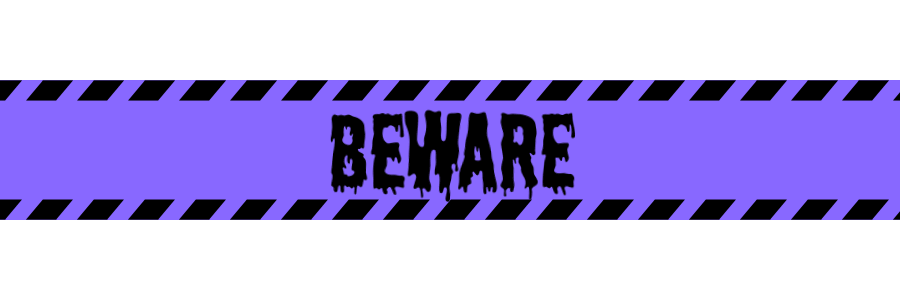 Halloween Beware Sticker for iOS & Android | GIPHY