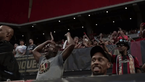 Mercedes-Benz Stadium Fans GIF by Atlanta United - Find & Share on GIPHY