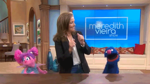 Sesame Street Dance GIF by The Meredith Vieira Show - Find & Share on GIPHY