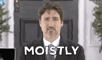 Here's a Moist GIF of Justin Trudeau Saying 'Moistly' by GIPHY News | GIPHY