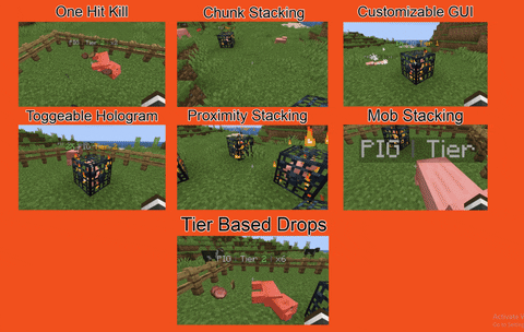 ⚡UltraSpawners⚡SPAWNER STACKING|MONSTER STACKING|UPGRADEABLE|HOLOGRAMS ...