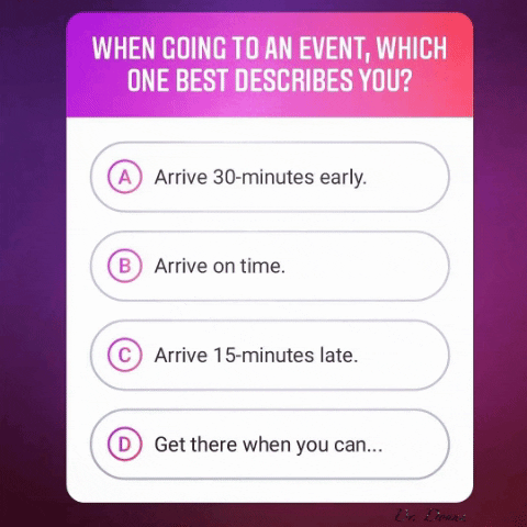 Arrive-30-minues-early GIFs - Get the best GIF on GIPHY