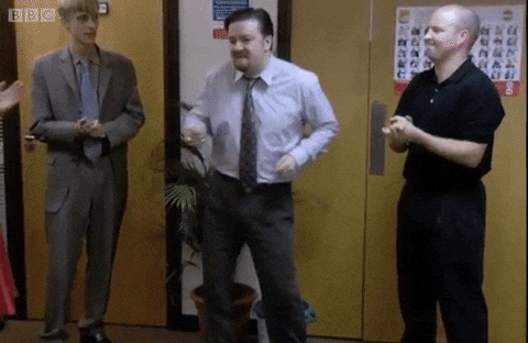 Ricky Gervais Office Dance