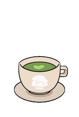 Green Tea Love Sticker by Ai and Aiko for iOS & Android | GIPHY