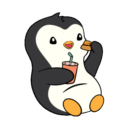Hungry Joey Chestnut Sticker by Pudgy Penguins for iOS & Android | GIPHY