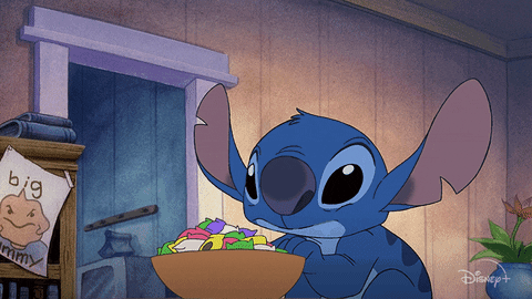 Stitch Laughing Gif