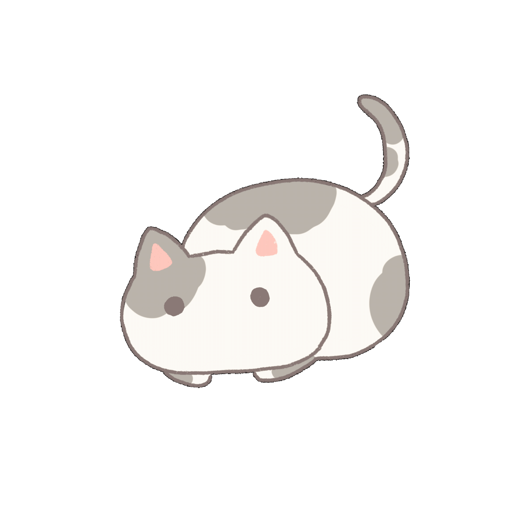 Sad Cat Sticker by Yue for iOS & Android | GIPHY