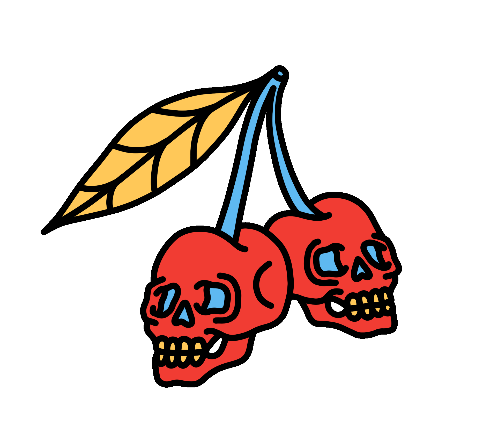 Head Skull Sticker by Victor for iOS & Android | GIPHY