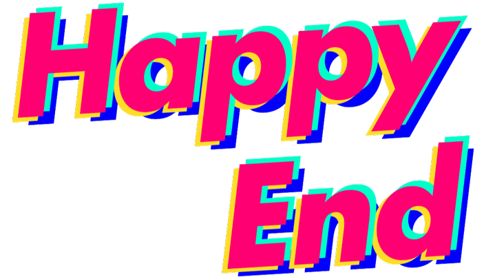 Happy The End Sticker for iOS & Android | GIPHY