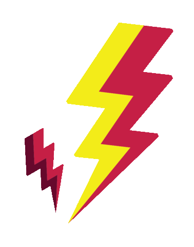 Shock Flash Sticker by Bukalapak for iOS & Android | GIPHY