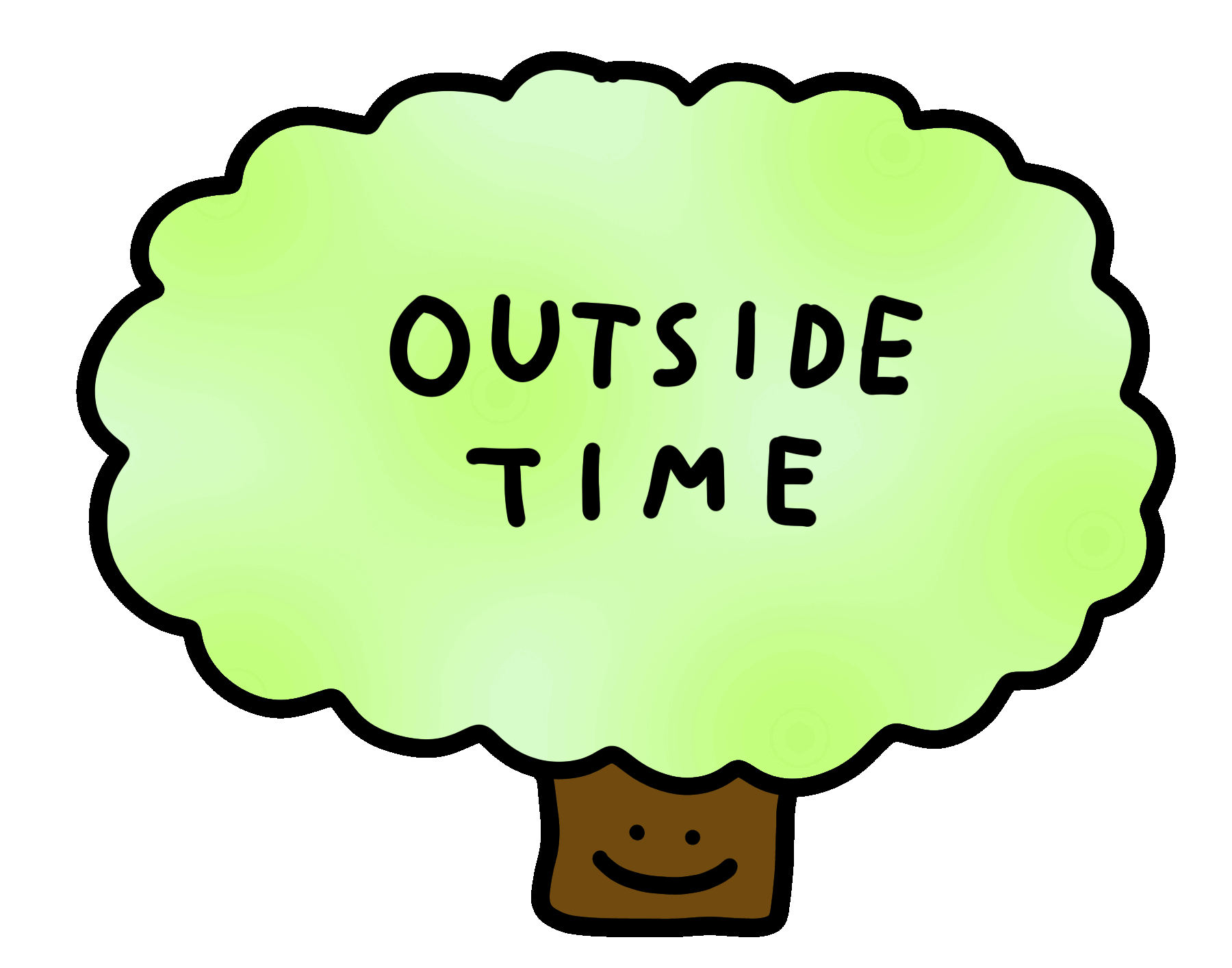 Fresh Air Walk Sticker by pey chi for iOS & Android | GIPHY