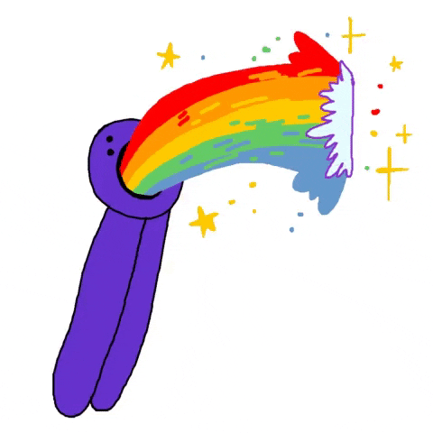Happy Rainbow GIF by BuzzFeed Animation - Find & Share on GIPHY