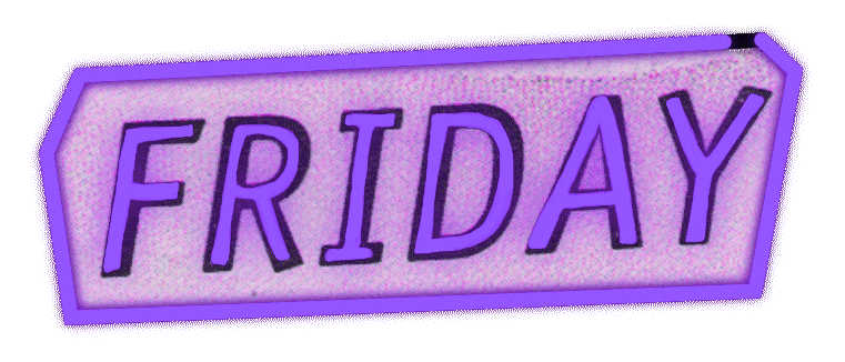 Friday Text Sticker by Chantal Caduff for iOS & Android | GIPHY