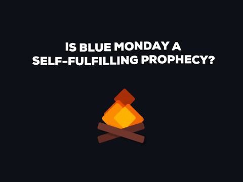 Blue Monday GIF by Sleeping Giant Media - Find & Share on GIPHY