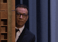Peeking Around Corner Gif