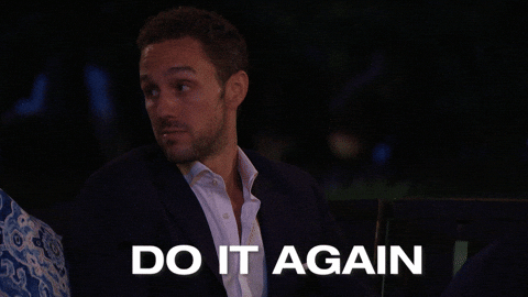 Do It Again Abc GIF by The Bachelorette - Find & Share on GIPHY
