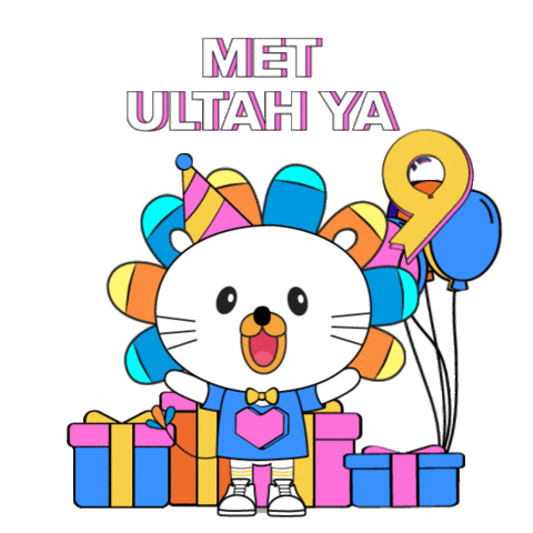 Happy Birthday Party Sticker by Lazada for iOS & Android | GIPHY