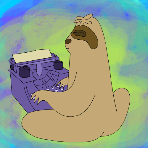 Sloth With Sunglasses Gif