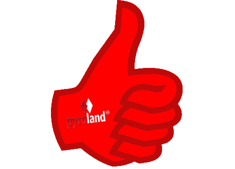 Daumen Hoch Sticker by Pyroland for iOS & Android | GIPHY