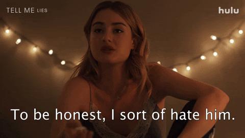 To Be Honest Tell Me Lies GIF by HULU - Find & Share on GIPHY
