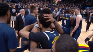 Nba Playoffs Hug GIF by NBA - Find & Share on GIPHY