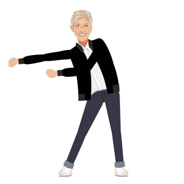 Ellen Degeneres Show Dancing Sticker by The Ellen Show for iOS ...