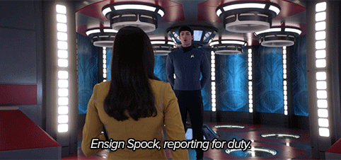 Ensign Spock Reporting For Duty GIFs - Get the best GIF on GIPHY
