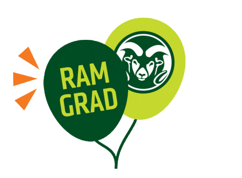 Csu Rams Balloons Sticker by Colorado State University for iOS ...